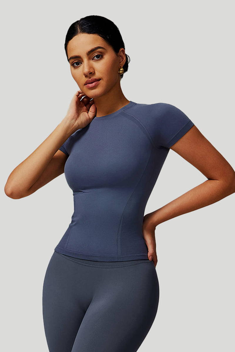 MOOSLOVER Quick Dry Short Sleeves Top